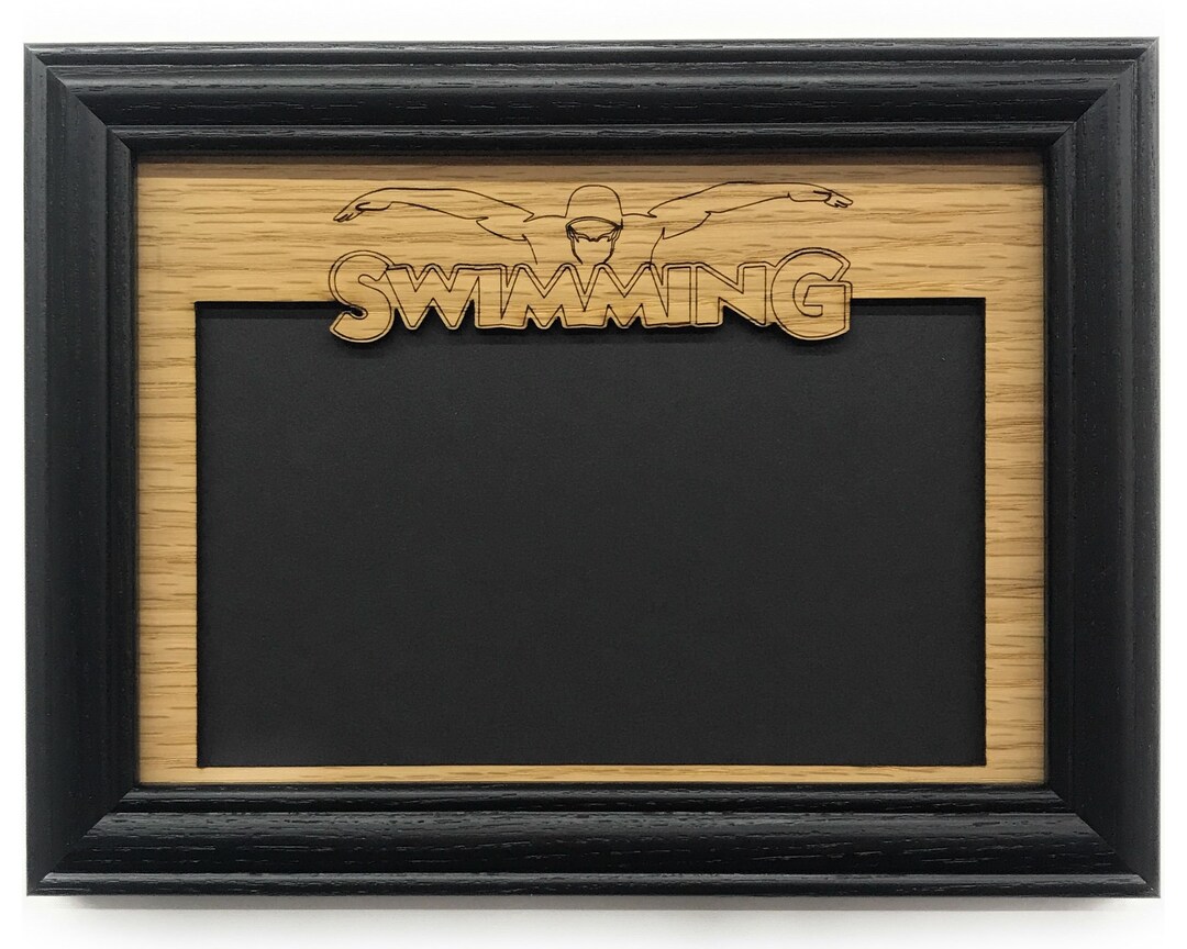 Swimming Photo Frame - 5x7 Frame Holds 4x6 Photo - Swimming Picture ...