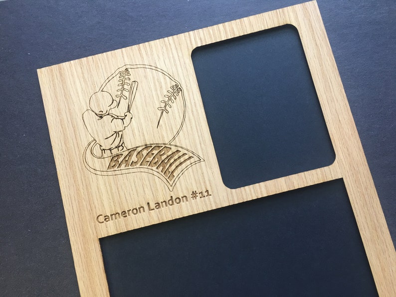 Baseball Picture Frame 8x10 Frame Holds 5x7 and 3x4 Photos - Etsy