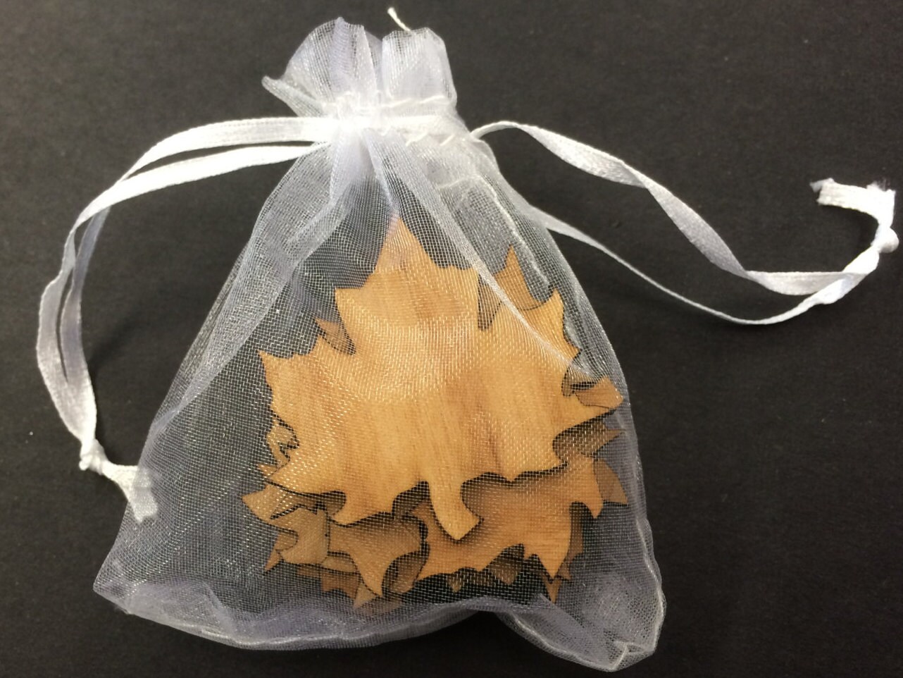 Wooden Maple Leaf - Set of 10 - Unique Wood Shapes, Fall Autumn Decor ...
