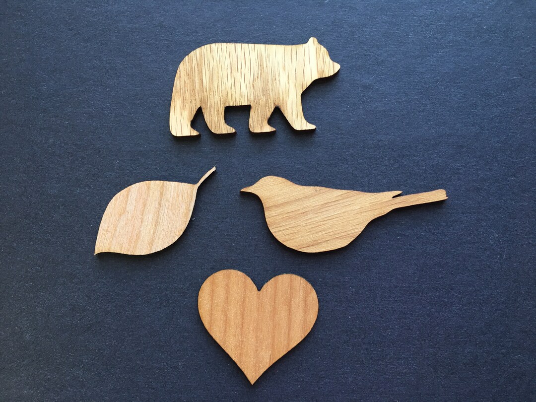 Wooden Shapes Set of 10 Unique Wood Shapes Great for Guestbooks ...