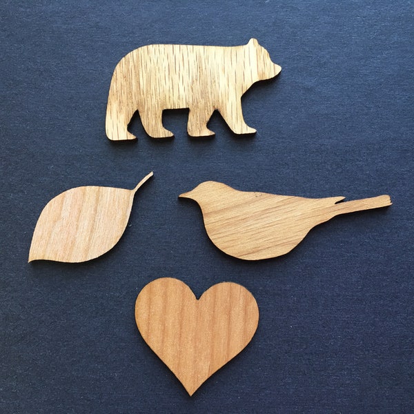 Wooden Shapes - Etsy