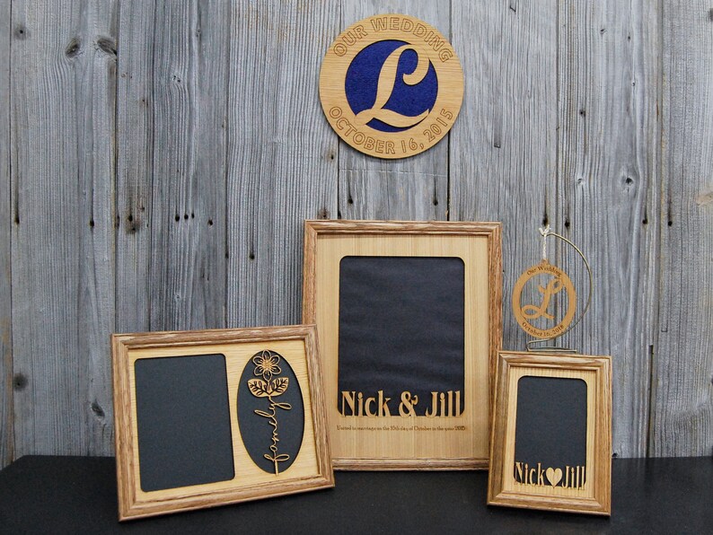 Wedding Gift Set Our Wedding Picture Frame Our Wedding - Etsy