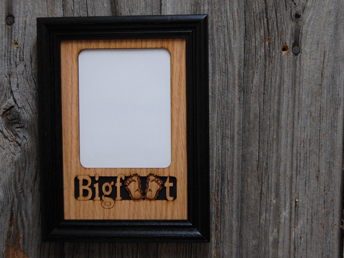 Bigfoot Picture Frame Holds 3x5 Photo Big Foot Decor Big - Etsy