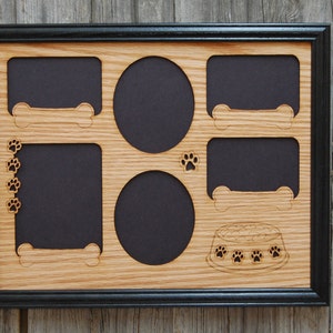 11x14 Dog Picture Frame - Holds 6 or 7 Photos - Dog Lover Gift, Dog ...