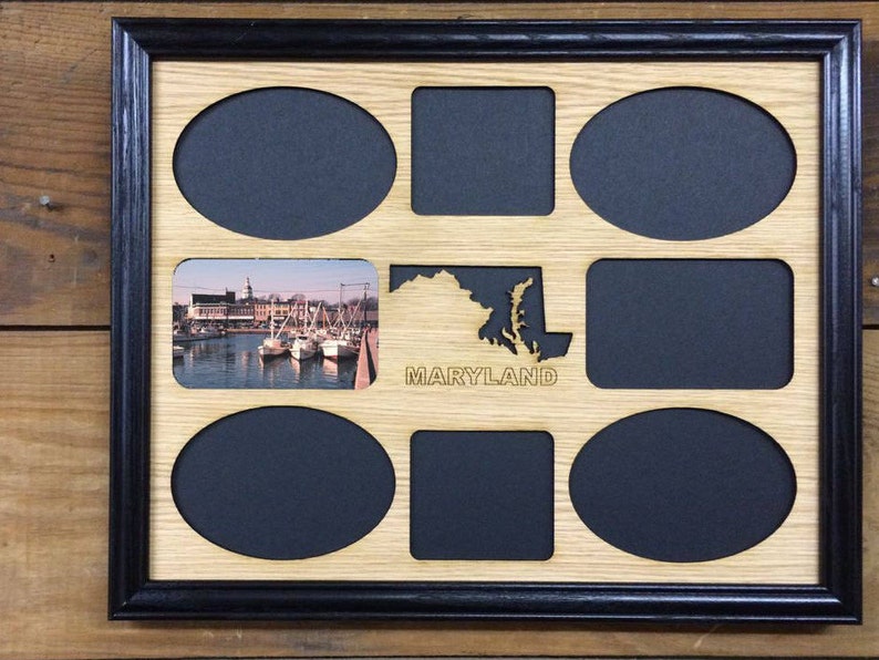 State Picture Frame 11x14 Collage Frame Hold 8 Photos - Etsy