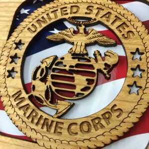 US Marine Corps Picture Frame - 11x14 Frame Holds 8x10 Photo - United ...