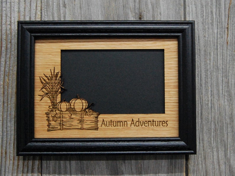 Autumn Adventures Picture Frame 5x7 Frame Holds 4x6 Photo - Etsy