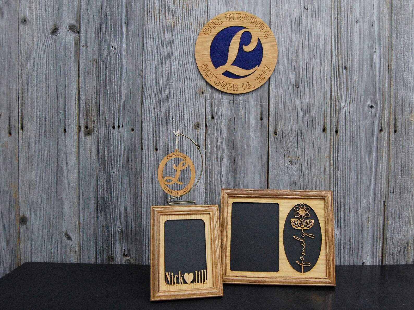 Wedding Gift Set Our Wedding Picture Frame Our Wedding - Etsy