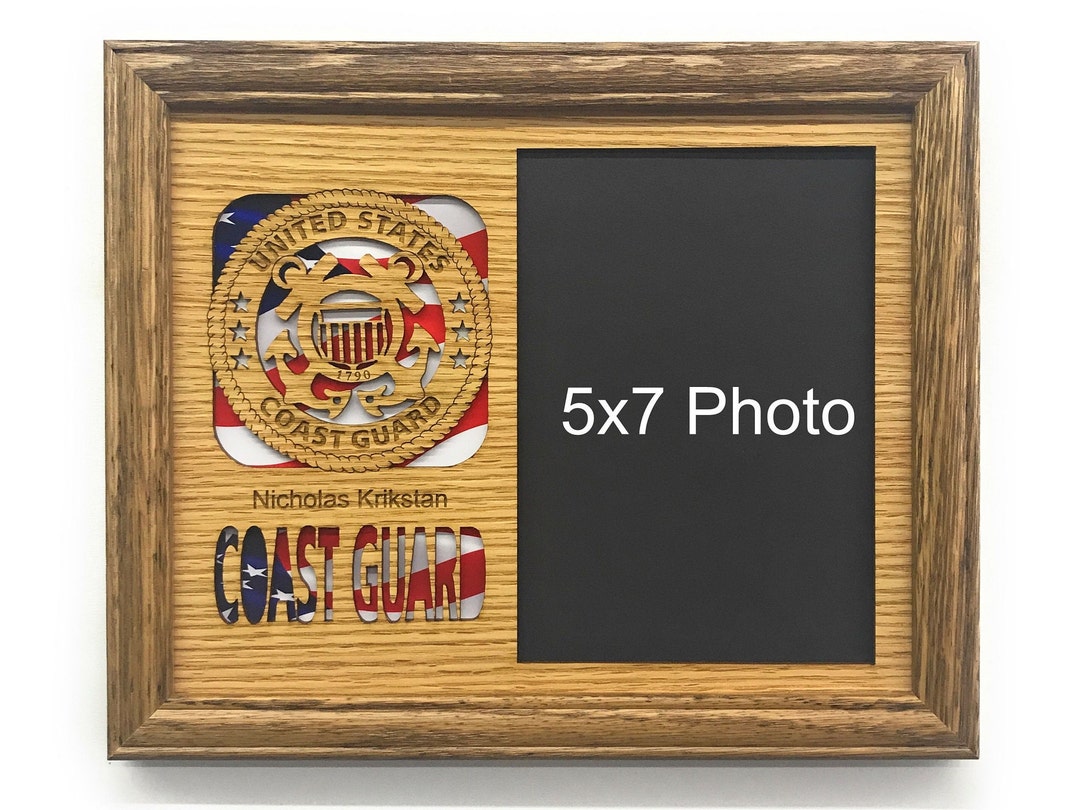 US Coast Guard Frame - 8x10 Frame Holds 5x7 Photo - United States Coast ...