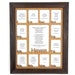 K-12th Grade School Years Picture Frame - 11x14 Dark Frame Holds 2.5x3 ...