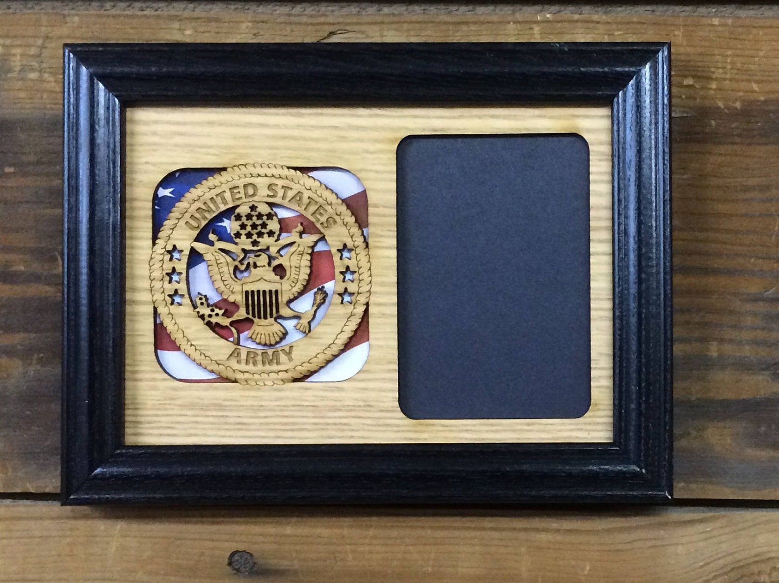 US Army Picture Frame - 5x7 Frame Holds 3x4 Photo - Etsy