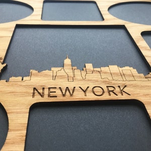 11x14 New York Skyline Frame, NYC Picture Frame, New York Decor, New ...