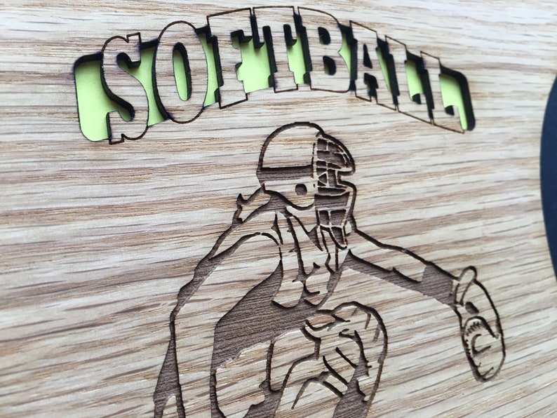 8x10 Softball Catcher Picture Frame Holds 2 Photos - Etsy