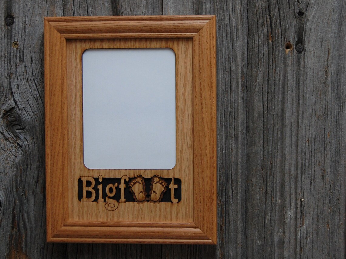 Bigfoot Picture Frame Holds 3x5 Photo Big Foot Decor Big - Etsy