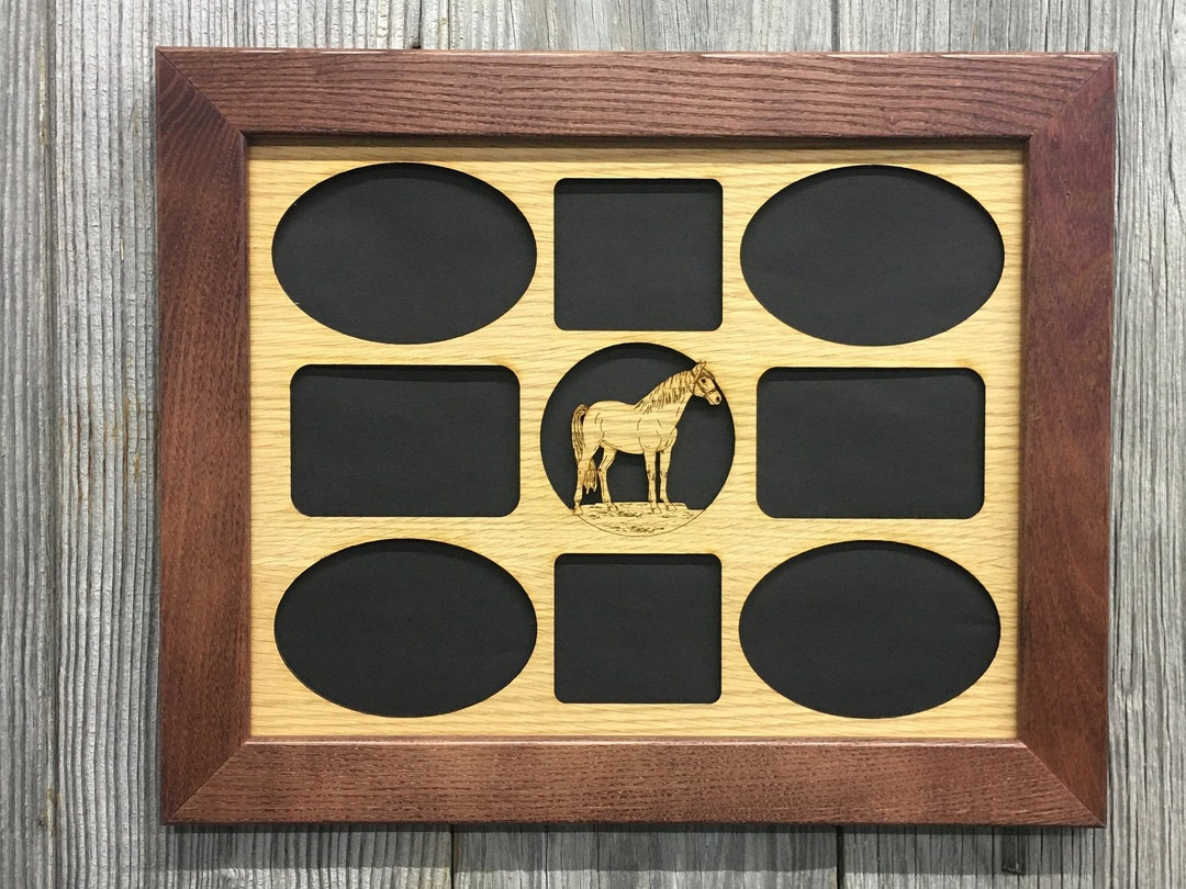 Horse Picture Frame - Holds 8 Photos - Gift for Horse Lover - Etsy