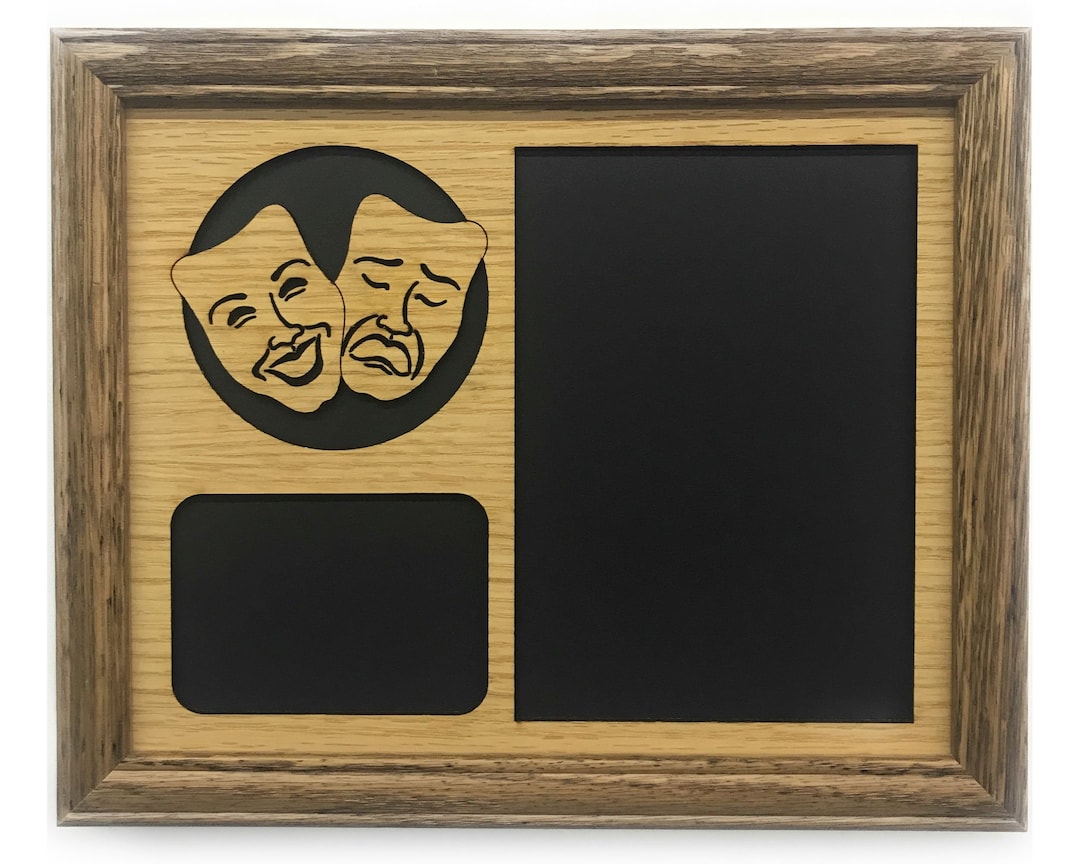 Theater Picture Frame - 8x10 Frame Holds 5x7 Photo - Theater Gift for ...