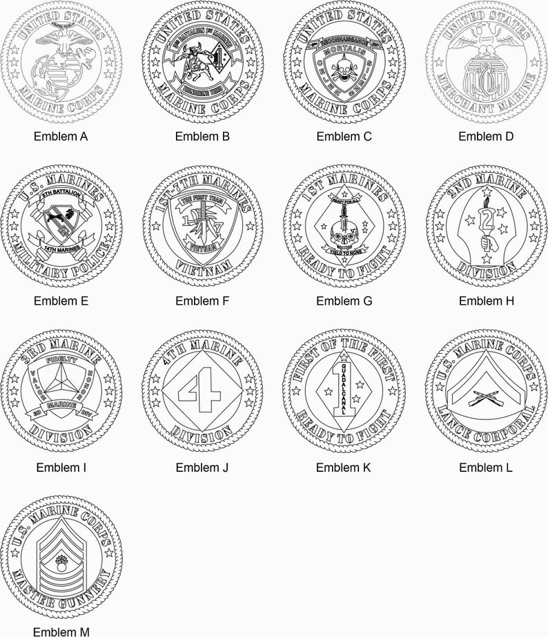 US Marine Corps Picture Frame 8x10 Frame Holds 5x7 Photo - Etsy