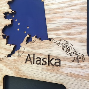 Alaska State Picture Frame Collage Frame Hold Multiple - Etsy