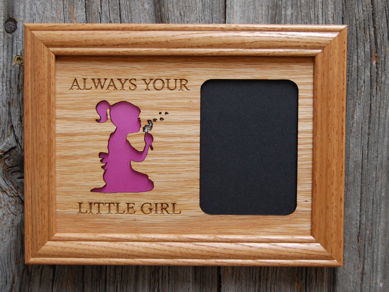 Always Your Little Girl Picture Frame Holds 3x4 Photo Gift - Etsy