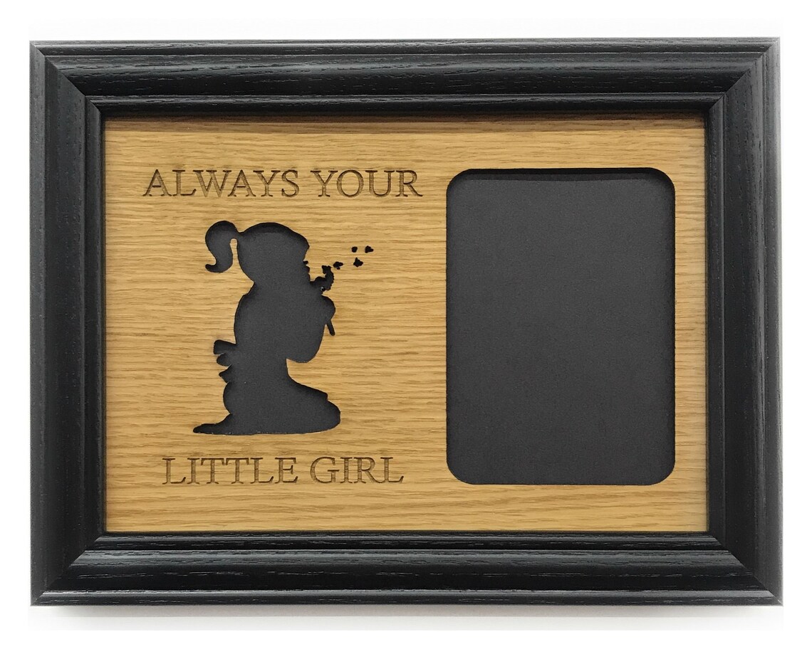 Always Your Little Girl Picture Frame Holds 3x4 Photo Gift | Etsy