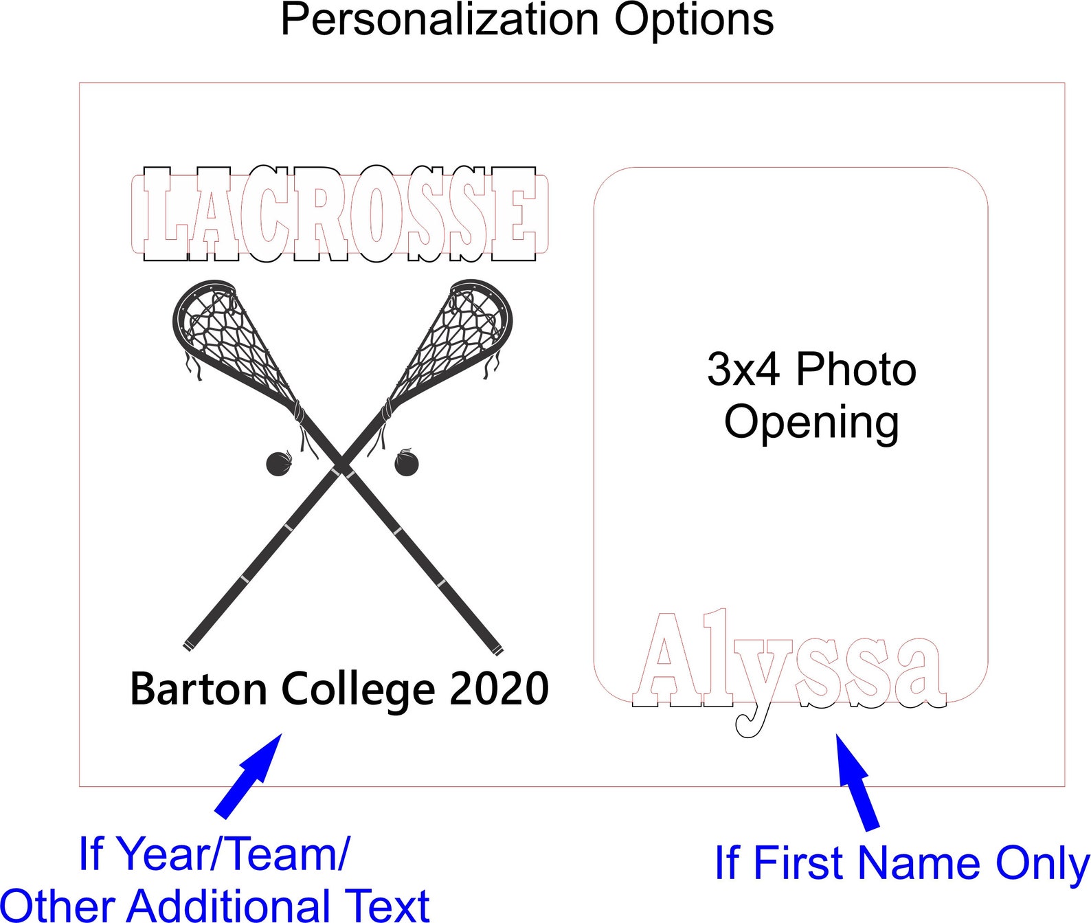 Tennis Picture Frame 5x7 Frame Holds 3x4 Photo Gift for - Etsy