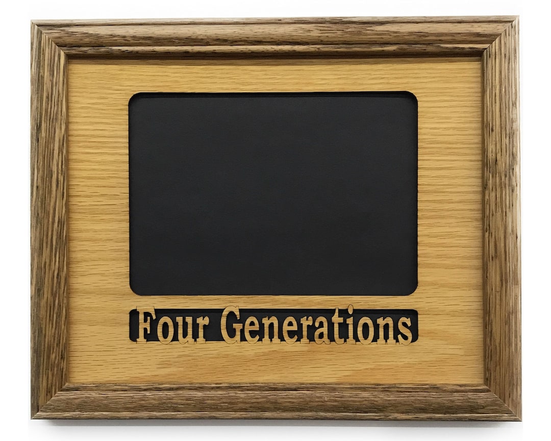 Family Generations Picture Frame - 8x10 Frame Holds 5x7 Photo - Etsy