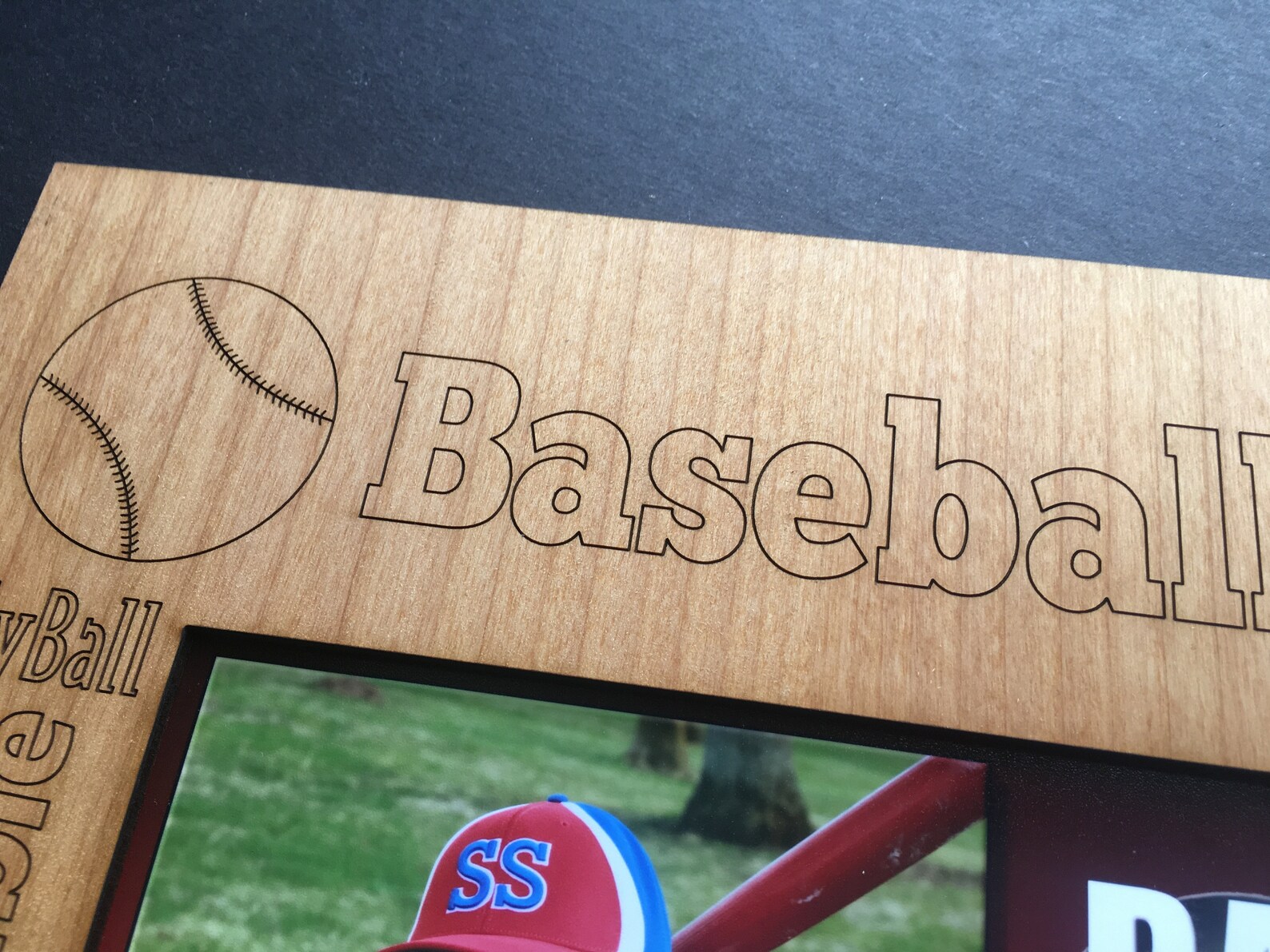 Baseball Picture Frame Alder 11x14 Frame Holds 8x10 Photo - Etsy