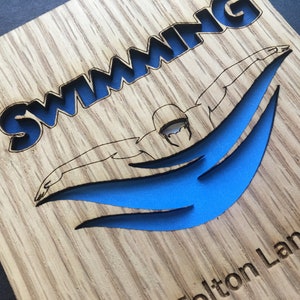 Swimming Picture Frame - 8x10 Frame Holds 5x7 and 3x4 Photos - Swimmer ...