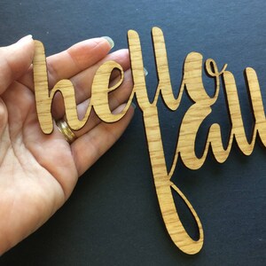 Hello Fall Sign - Etsy