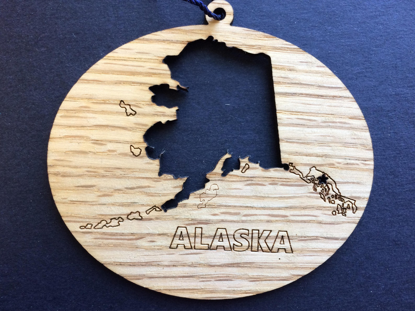 Alaska State Ornament Alaska Decor Alaska Gift for Traveler - Etsy