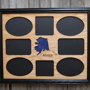 Alaska State Picture Frame Collage Frame Hold Multiple - Etsy