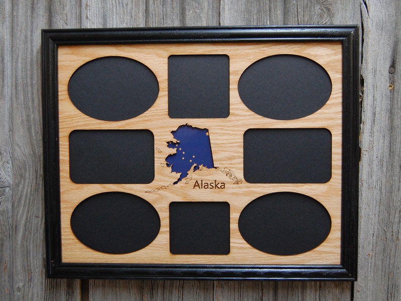 Alaska State Picture Frame Collage Frame Hold Multiple - Etsy