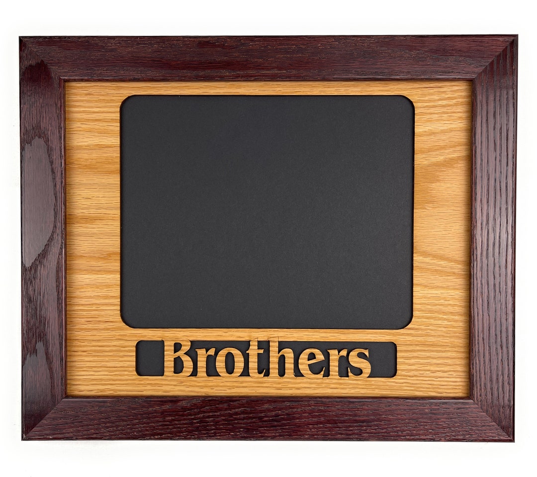 Brothers Picture Frame - 11x14 Frame Holds 8x10 Photo - Gift for ...