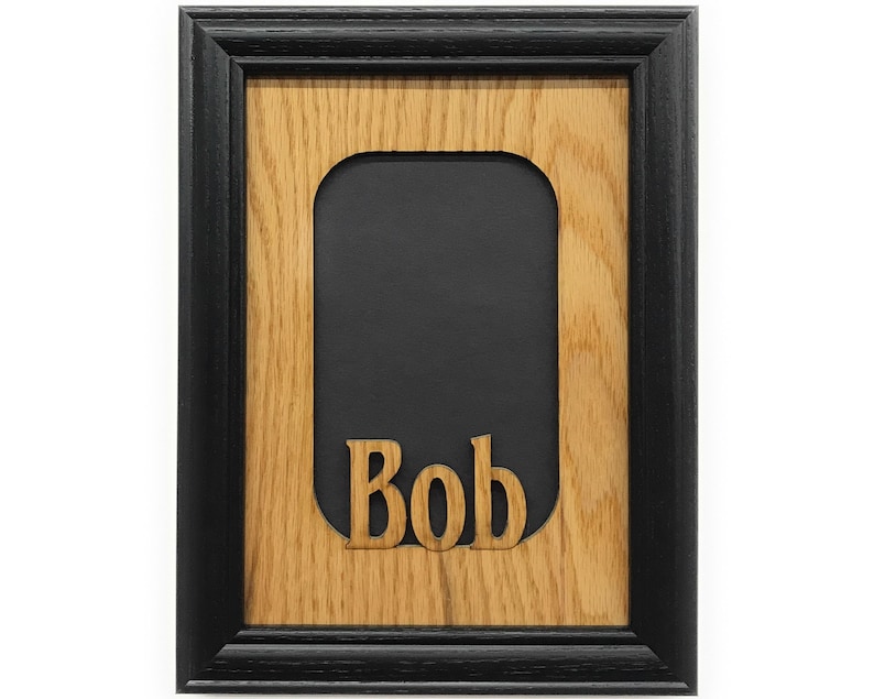 Personalized Name Picture Frame 5x7 Frame Holds 4x6 Photo - Etsy