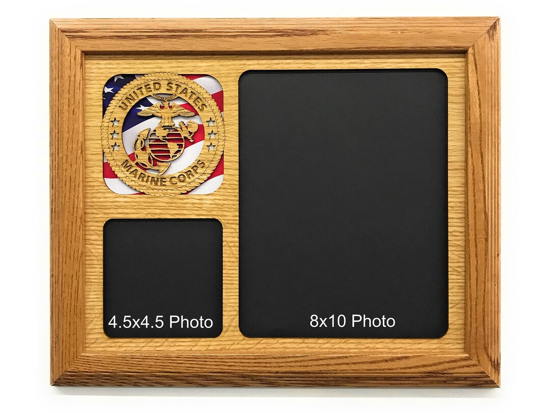 US Marine Corps Picture Frame - 11x14 Frame Holds 8x10 Photo - United ...