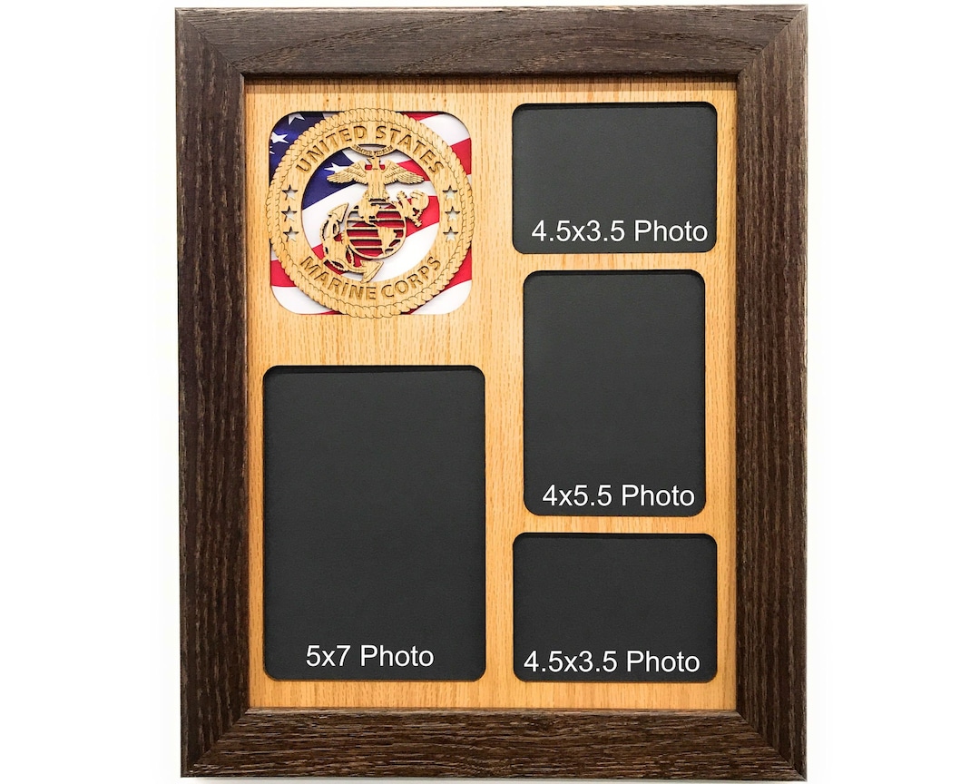 US Marine Corps Picture Frame - 11x14 Frame Holds 8x10 Photo - United ...