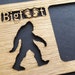 Bigfoot Picture Frame With Cutout 5x7 Frame Holds 3x4 Picture Bigfoot ...