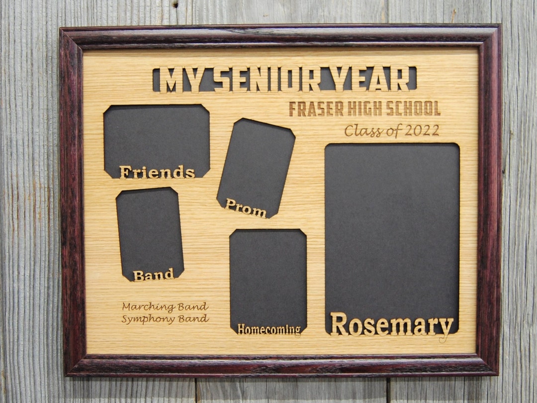 My Senior Year Picture Frame - Class of 2025 Graduation Gift ...