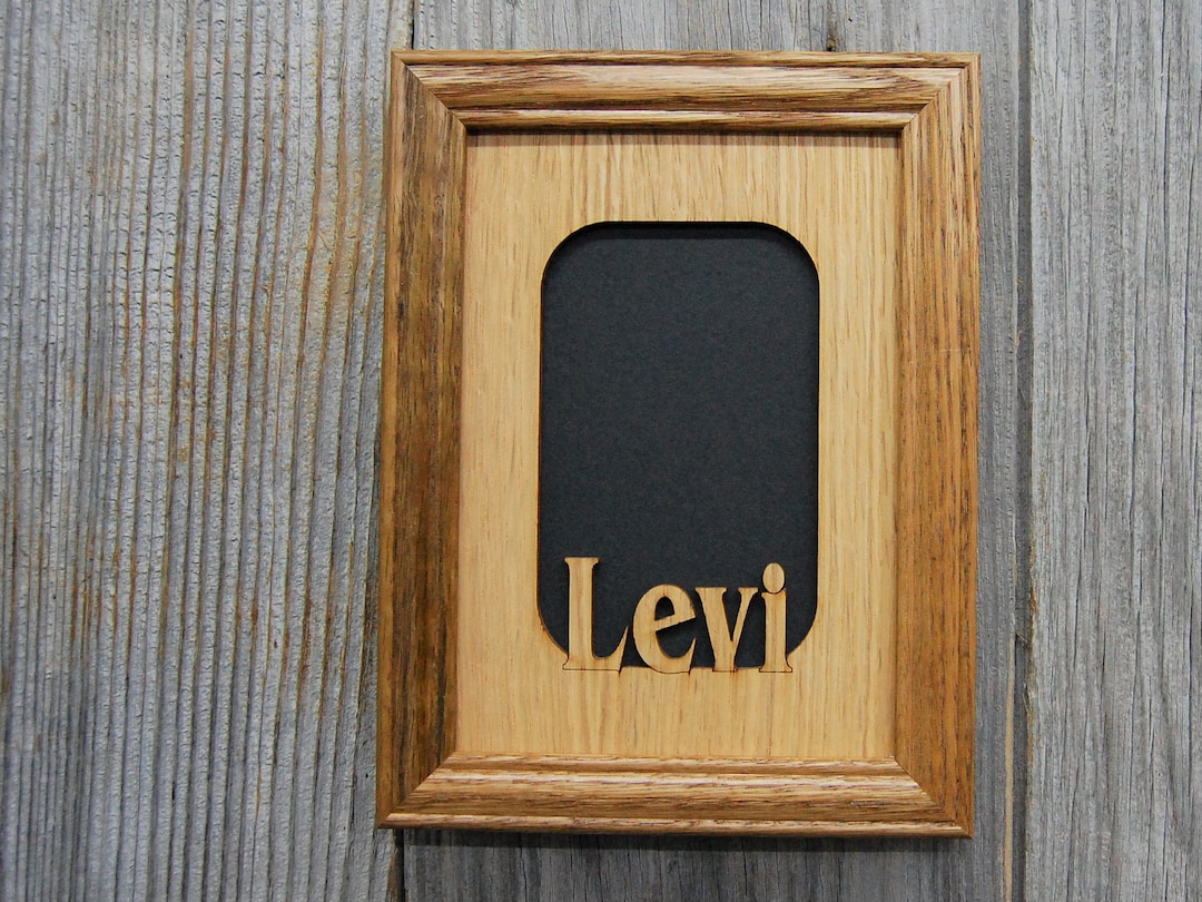 Personalized Name Picture Frame - 5x7 Frame Holds 4x6 Photo - Name ...