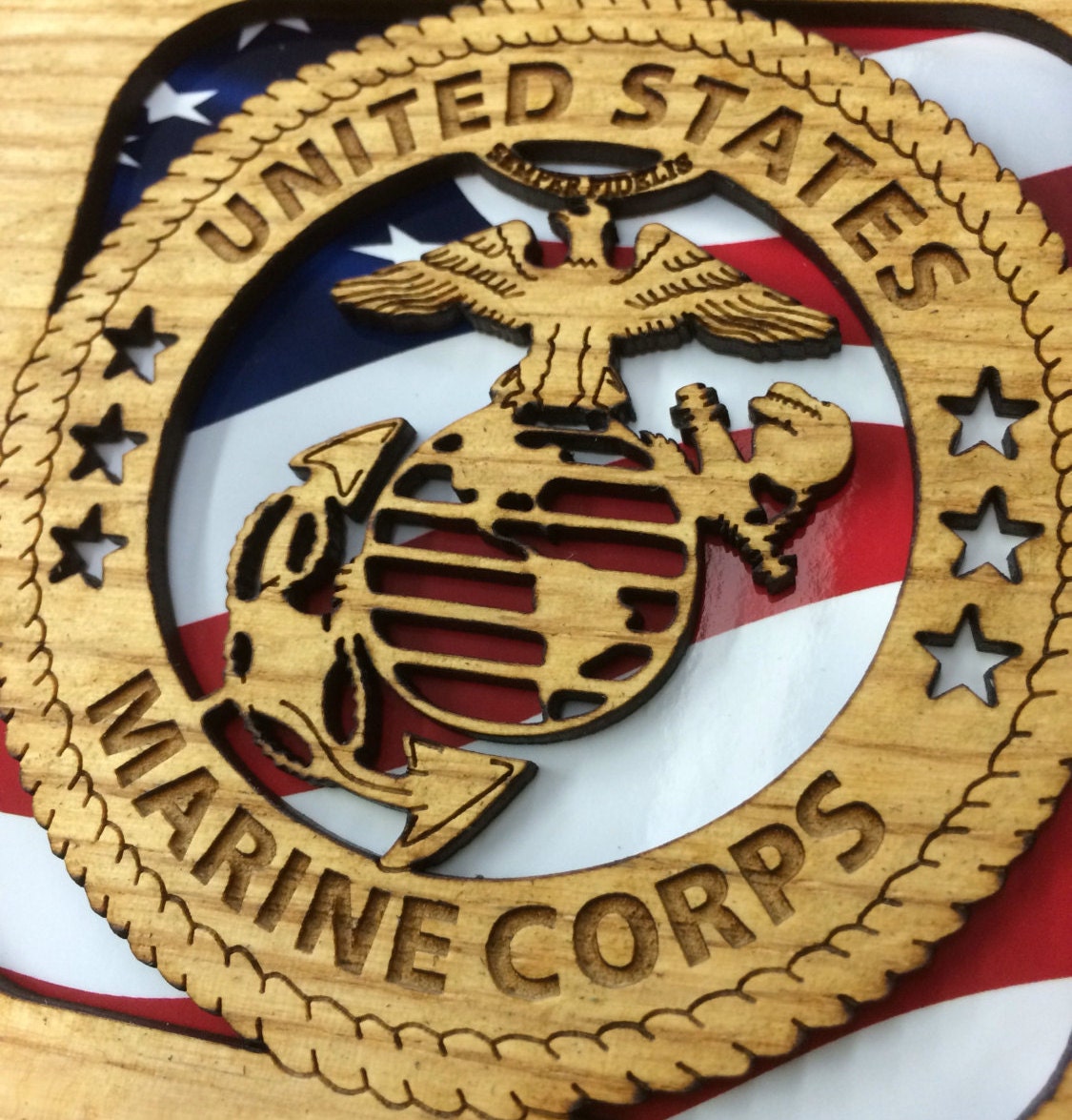 US Marine Corps Picture Frame 5x7 Frame Holds 3x4 Photo - Etsy UK