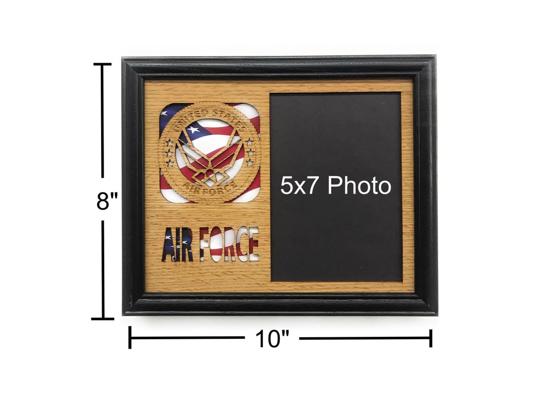 US Air Force Picture Frame 8x10 Frame Holds 5x7 Photo - Etsy