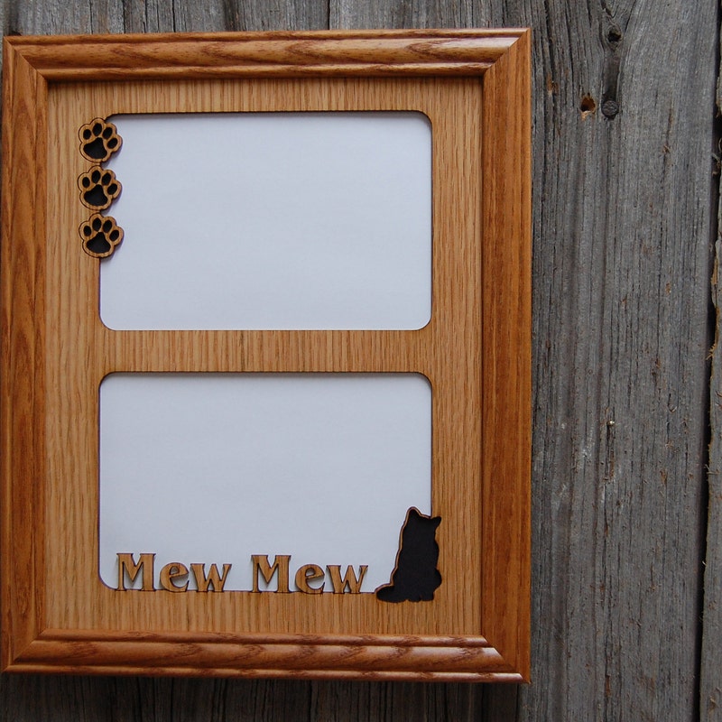 Cat Picture Frame - Etsy