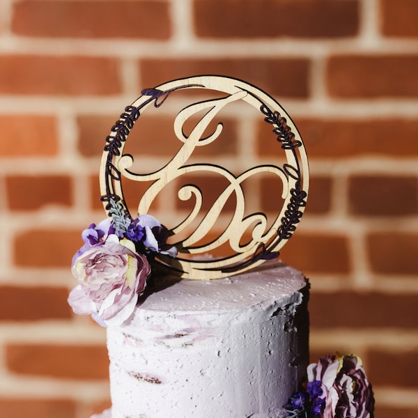 I Do Cake Toppers - Etsy