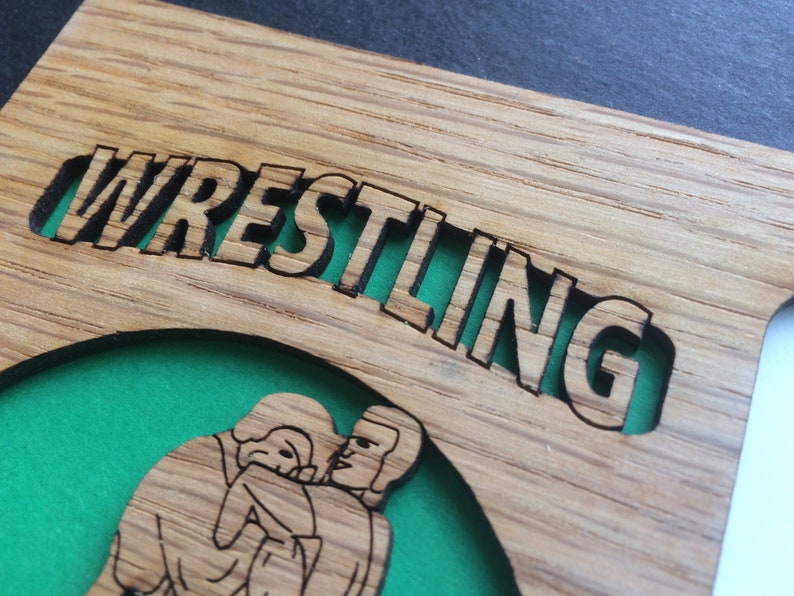 Wrestling Picture Frame 5x7 Frame Holds 3x4 Photo - Etsy