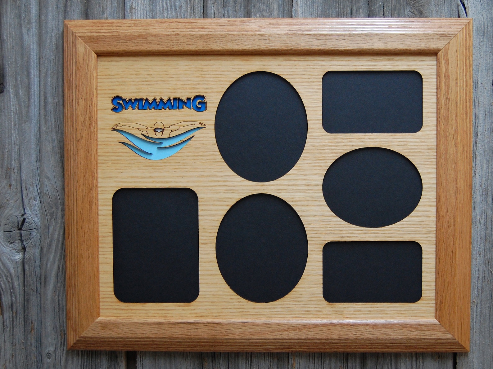 Swimming Picture Frame - 11x14 Frame Hold Multiple Photos - Swimmer ...