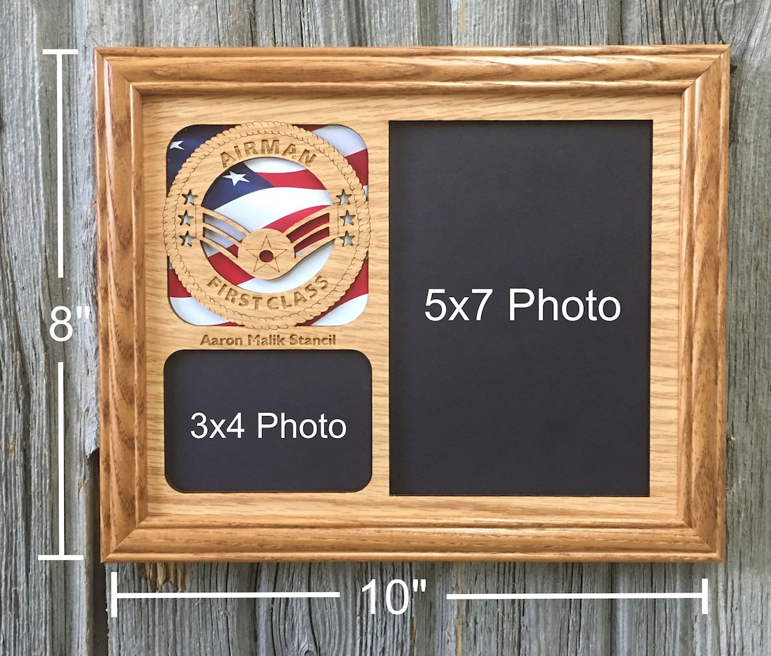 US Air Force Picture Frame - 8x10 Frame Holds 5x7 Photo - Etsy