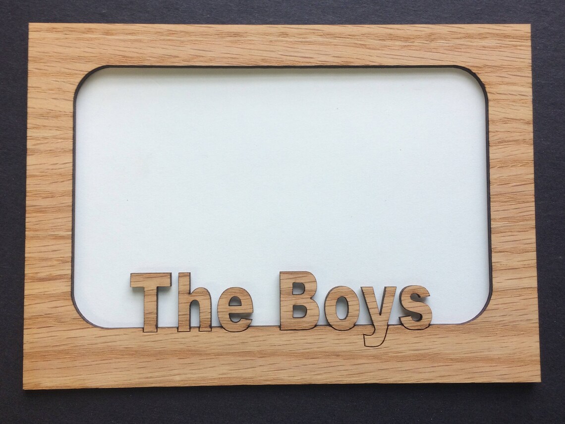 The Boys Picture Frame 5x7 Frame Holds 4x6 Photo My Boys - Etsy