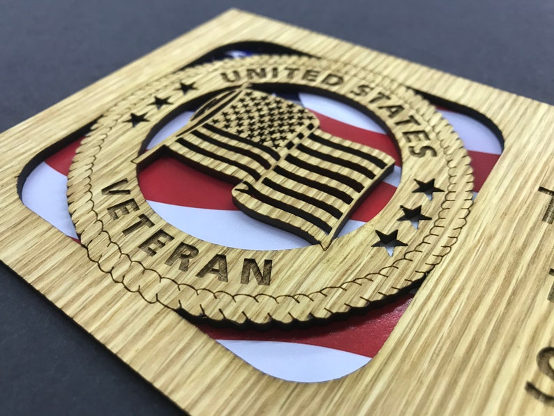 US Veteran Picture Frame 8x10 Frame Holds 5x7 and 3x4 Photos - Etsy