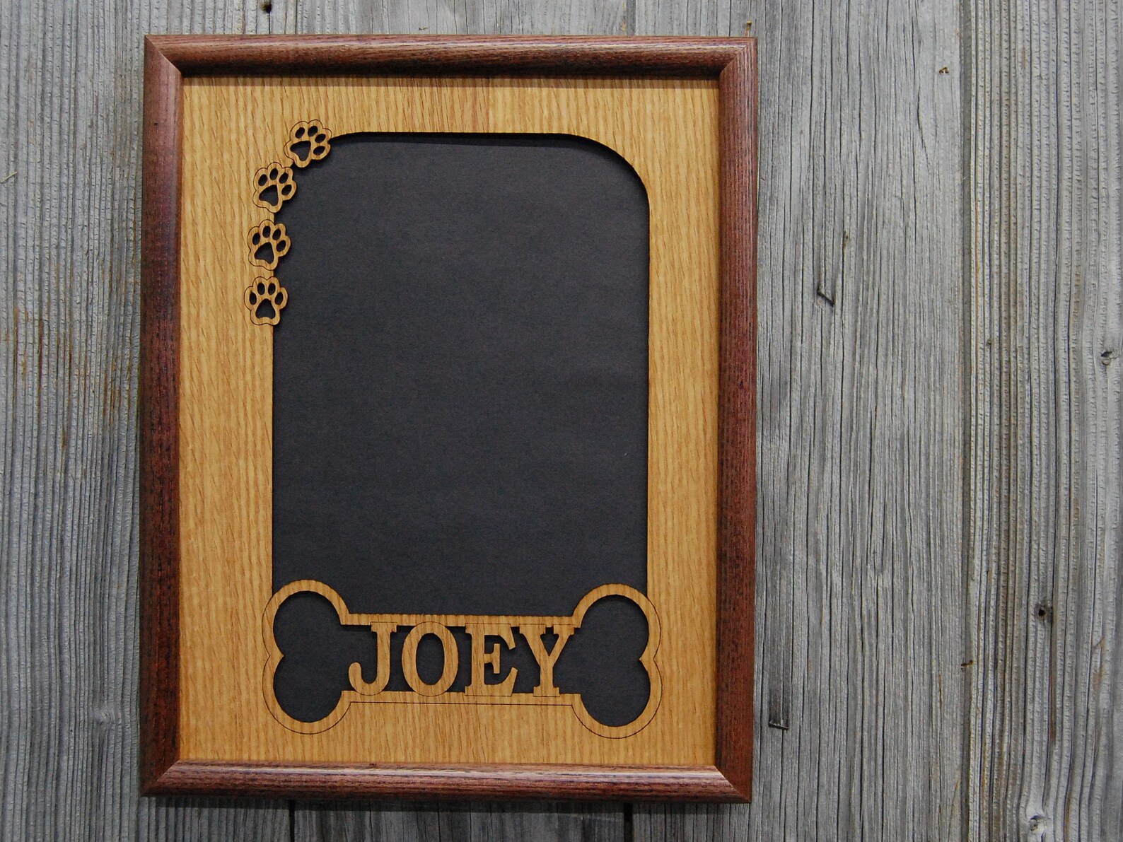 Personalized Dog Bone & Paw Prints Picture Frame 11x14 Frame - Etsy