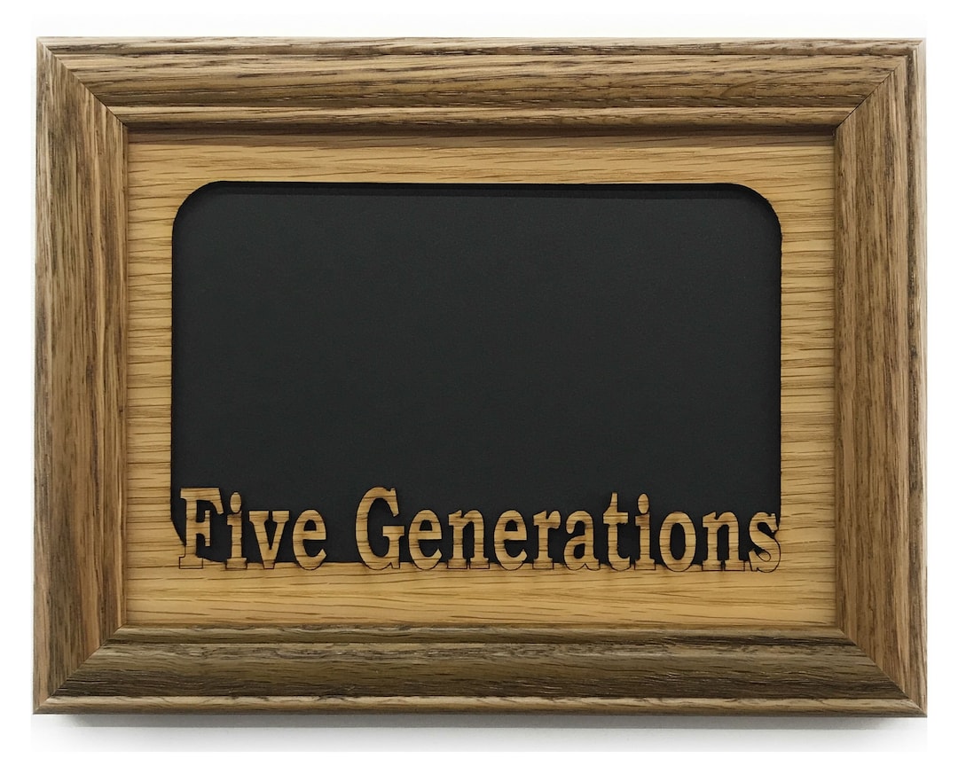 Generations Picture Frame - 5x7 Frame Holds 4x6 Photo - Father's Day ...